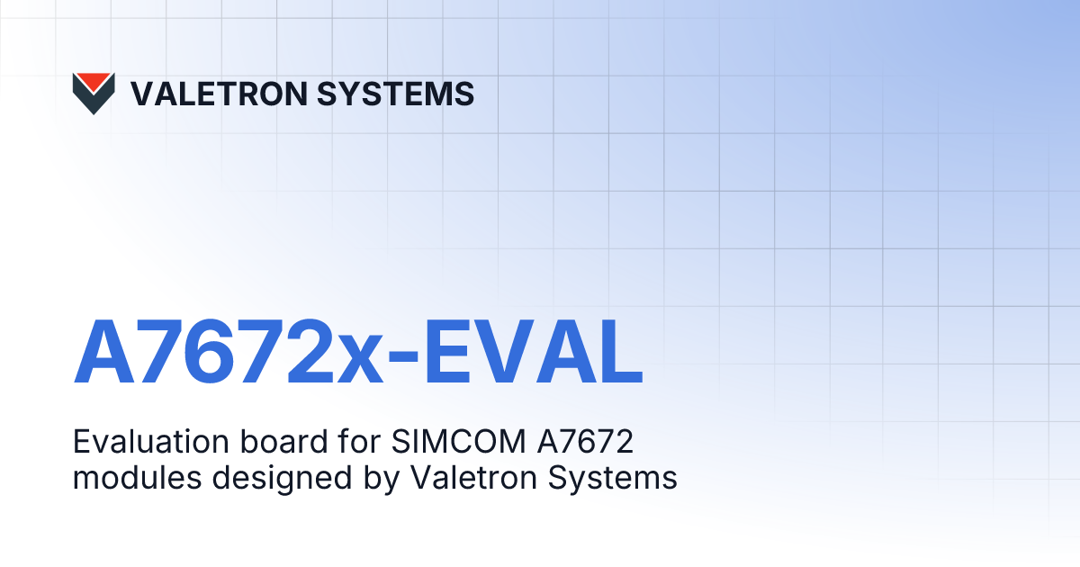 A7672x-EVAL | VALETRON SYSTEMS